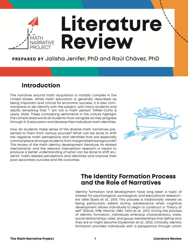 Methodology - The Math Narrative Project